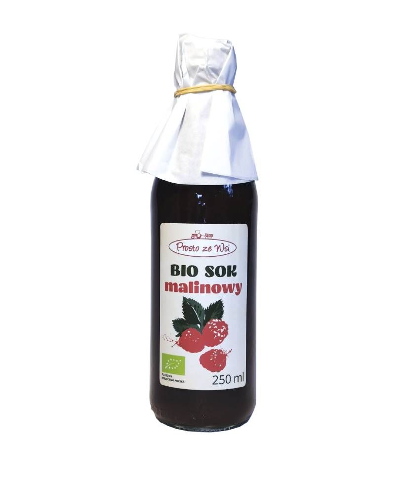 Prosto ze Wsi, Sok Malinowy Ekologiczny 250ml - Sklep APS Glass & Bar Supply