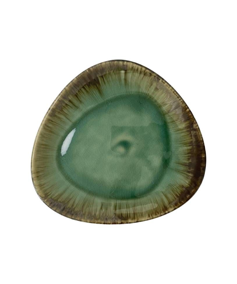 Talerz płytki 26cm KERA Delta, kolor szmaragd - Sklep APS Glass & Bar ...