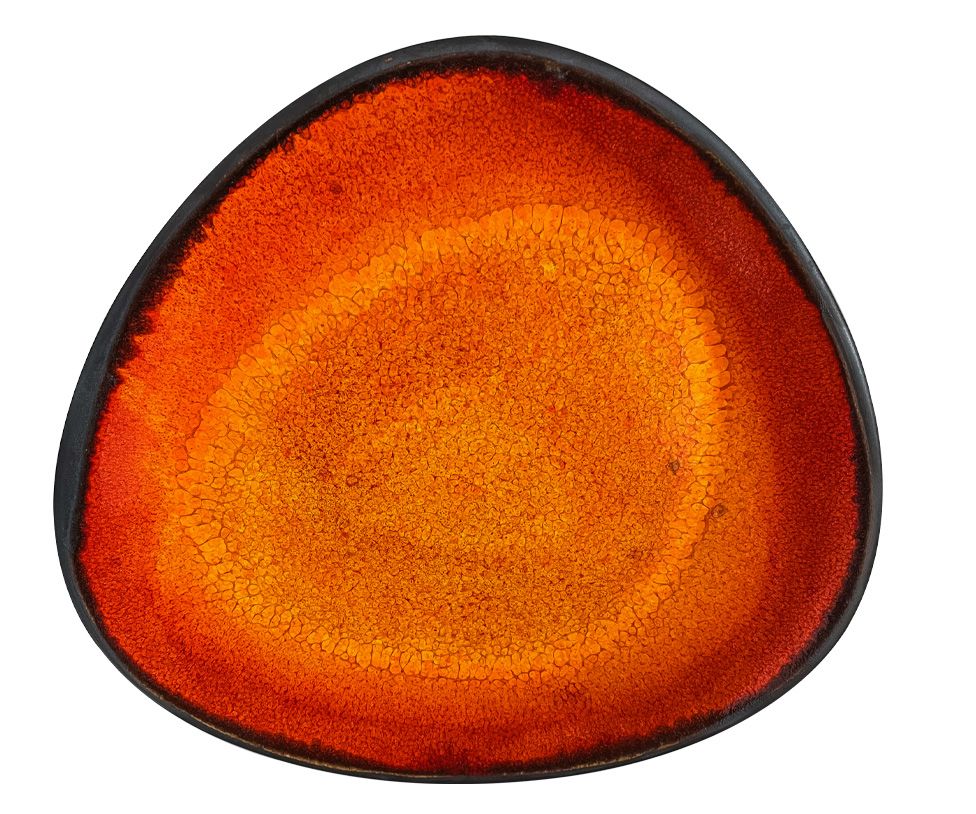 Talerz płytki 26cm KERA Delta, kolor bursztyn - Sklep APS Glass & Bar ...