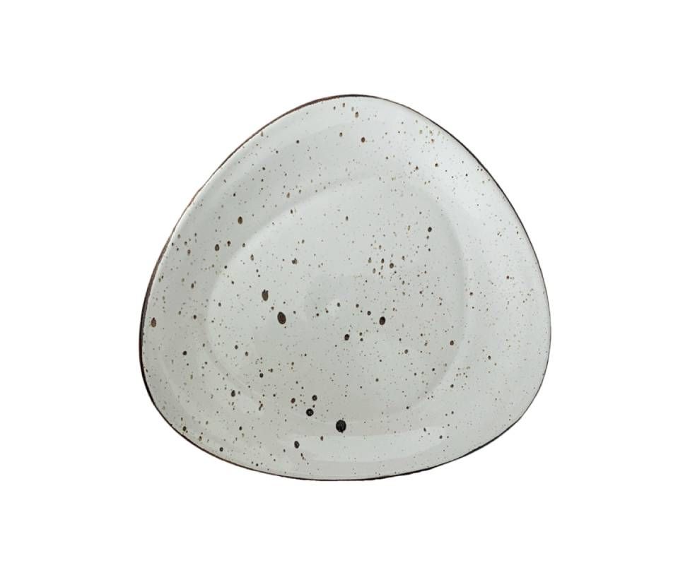 Talerz płytki 26cm KERA Delta, kolor kremowy - Sklep APS Glass & Bar Supply